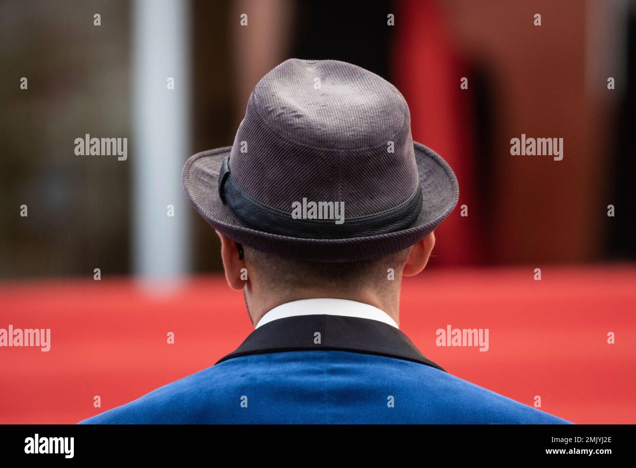 Photographer Jean Rene aka JR poses for photographers upon arrival at ...