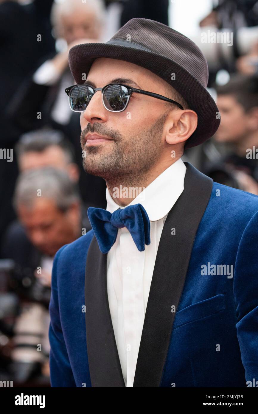 Photographer Jean Rene aka JR poses for photographers upon arrival at ...