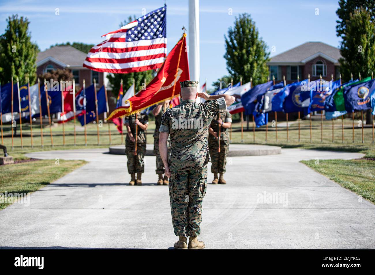 U.S. Marine Corps GySgt Eric Nelson, the supply chief of 4th Marine ...