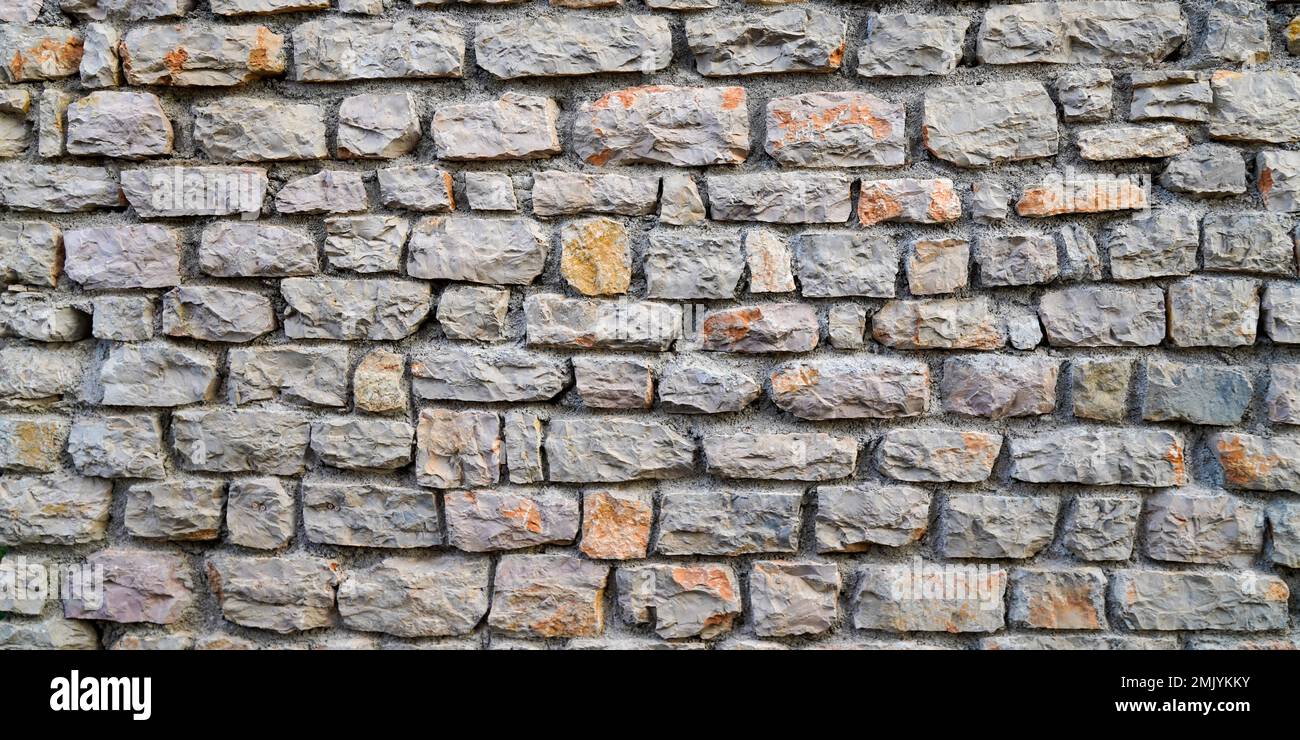 rock stones wall of horizontal stone outdoor facade web header ...