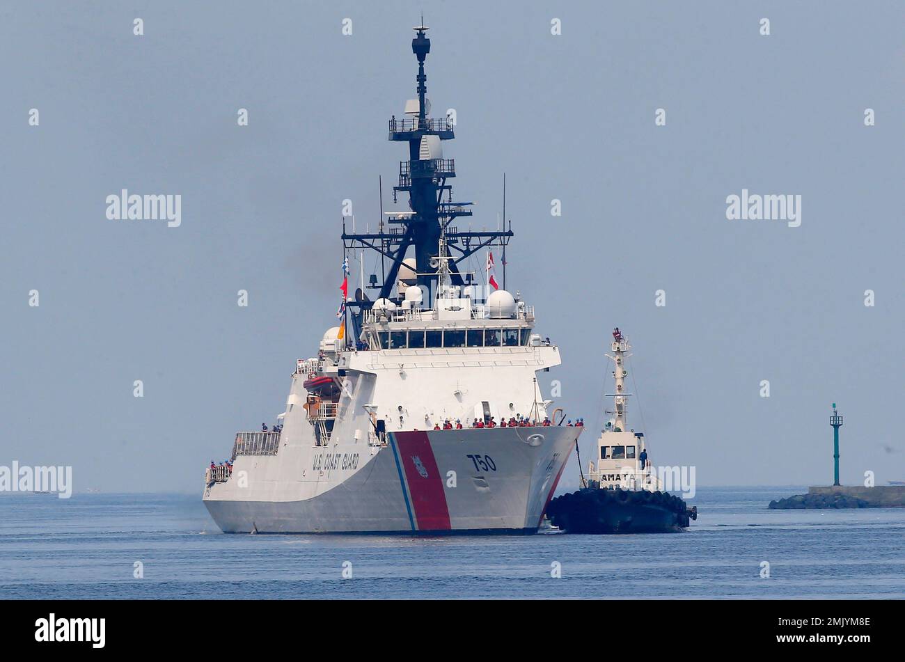 The U.S. Coast Guard National Security Cutter Bertholf (WMSL 750 ...