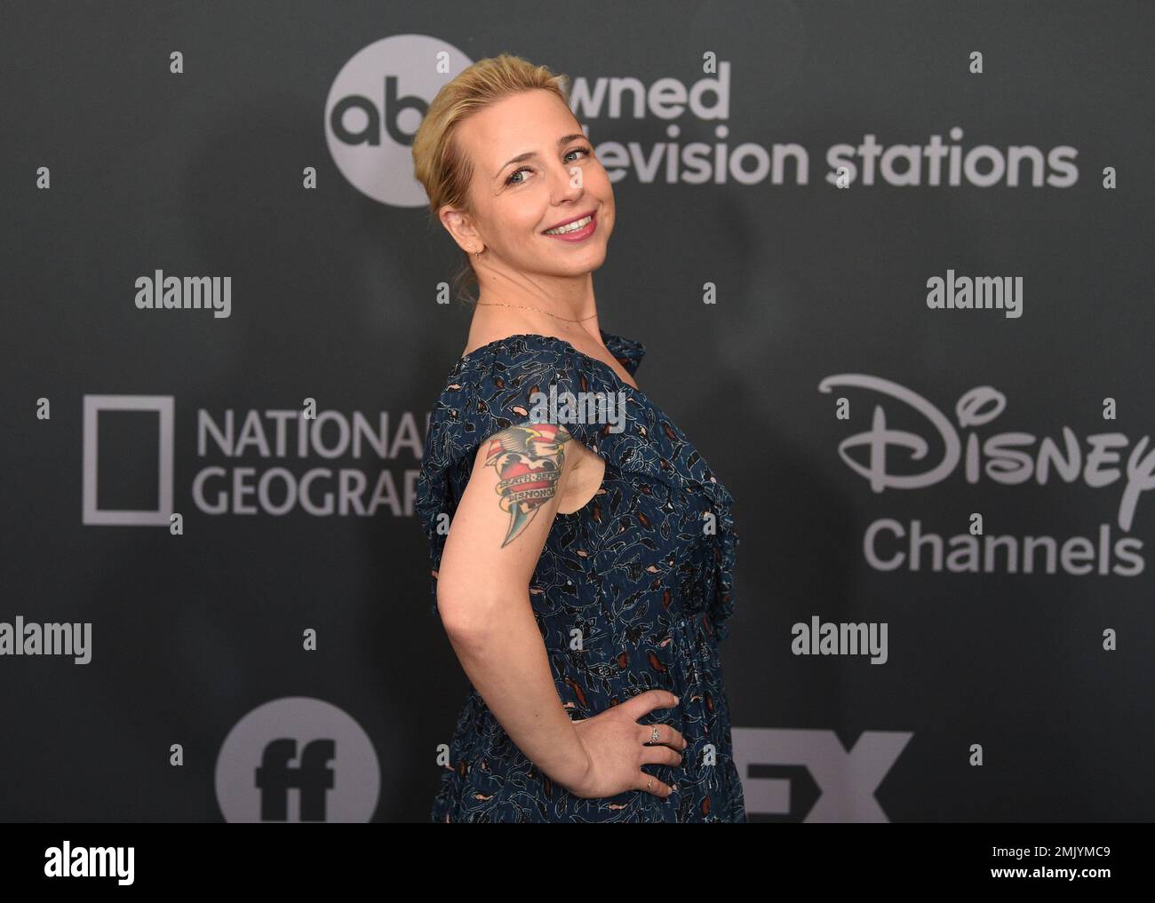 Lecy Goranson attends the Walt Disney Television 2019 upfront at Tavern ...
