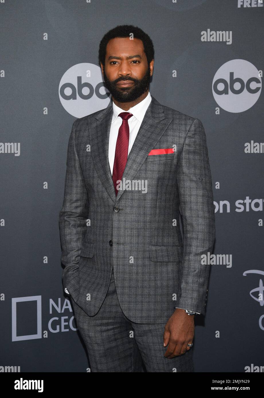 Nicholas Pinnock attends the Walt Disney Television 2019 upfront at ...