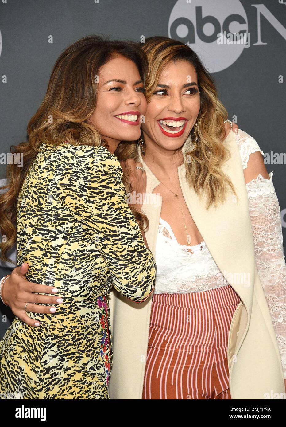 Lisa Vidal, left, and Christina Vidal attend the Walt Disney Television ...