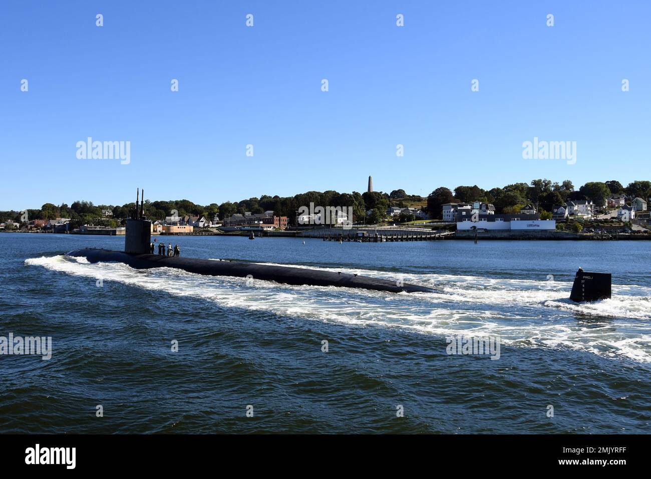 220902-N-GR655-0199 GROTON, Conn. (September 2, 2022) – The USS San ...