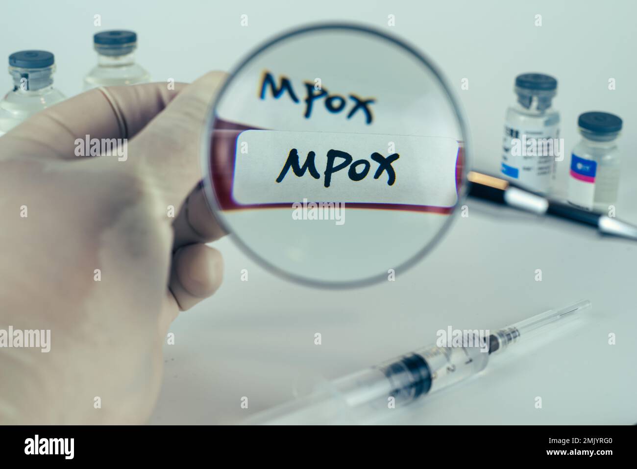 Blood collection tubes monkeypox （MPOX） test positive results Stock ...