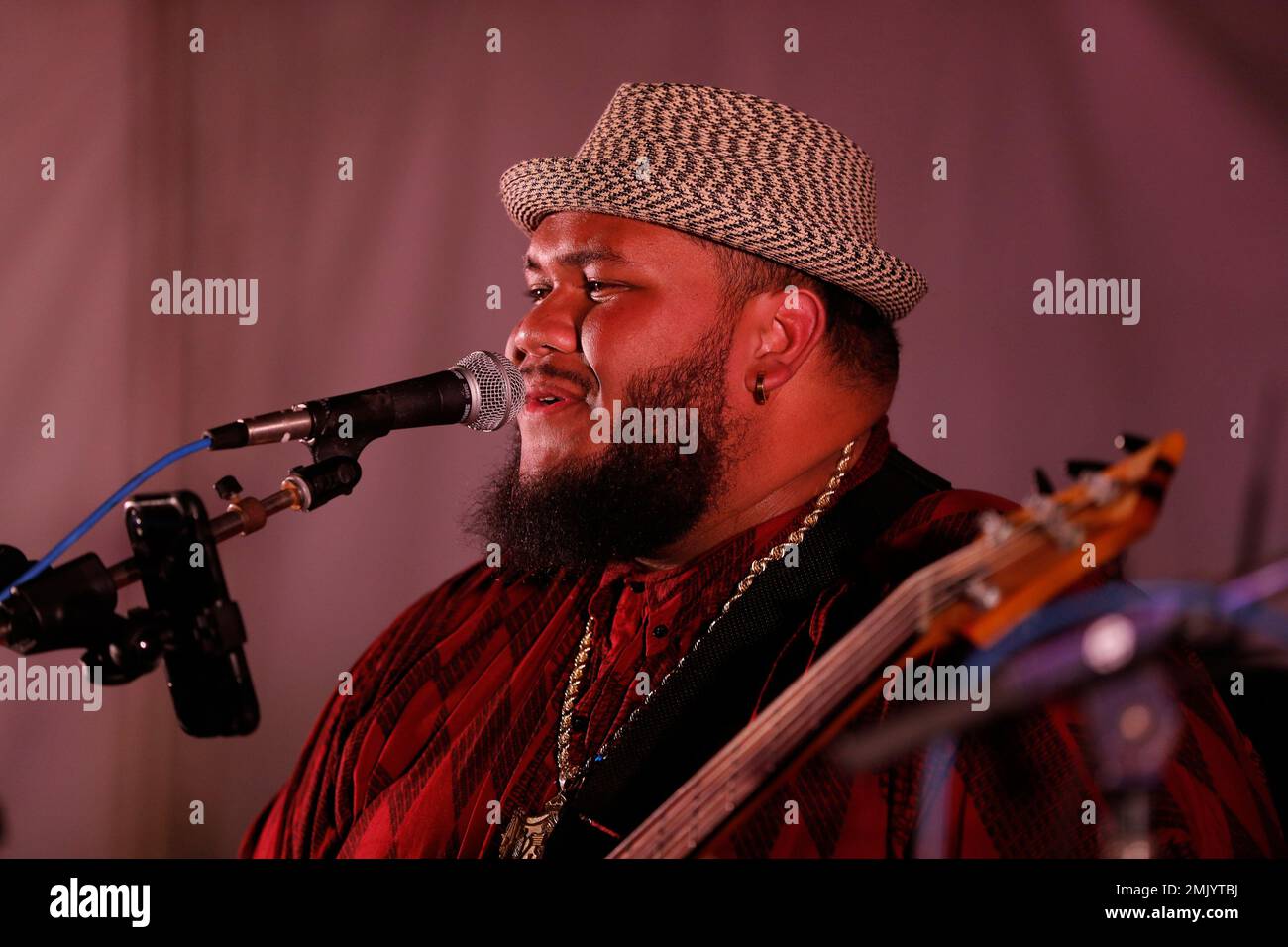 IMAGE DISTRIBUTED FOR GUITAR CENTER- Hawaiian musician Josh Tatofi ...