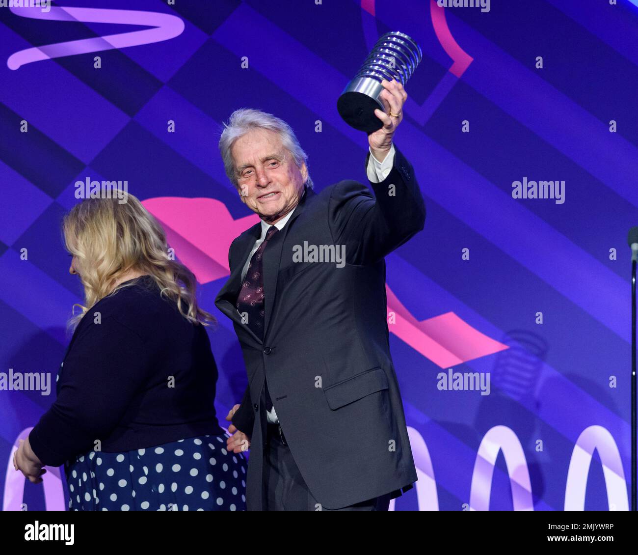 Michael Douglas attends the 23rd annual Webby Awards at Cipriani Wall ...