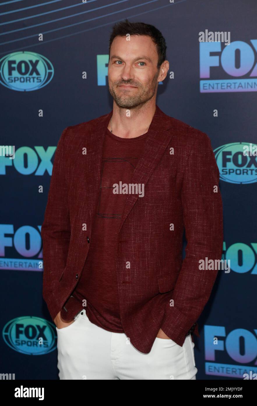 Brian Austin Green, from the cast of "BH90210," attends the FOX 2019 ...