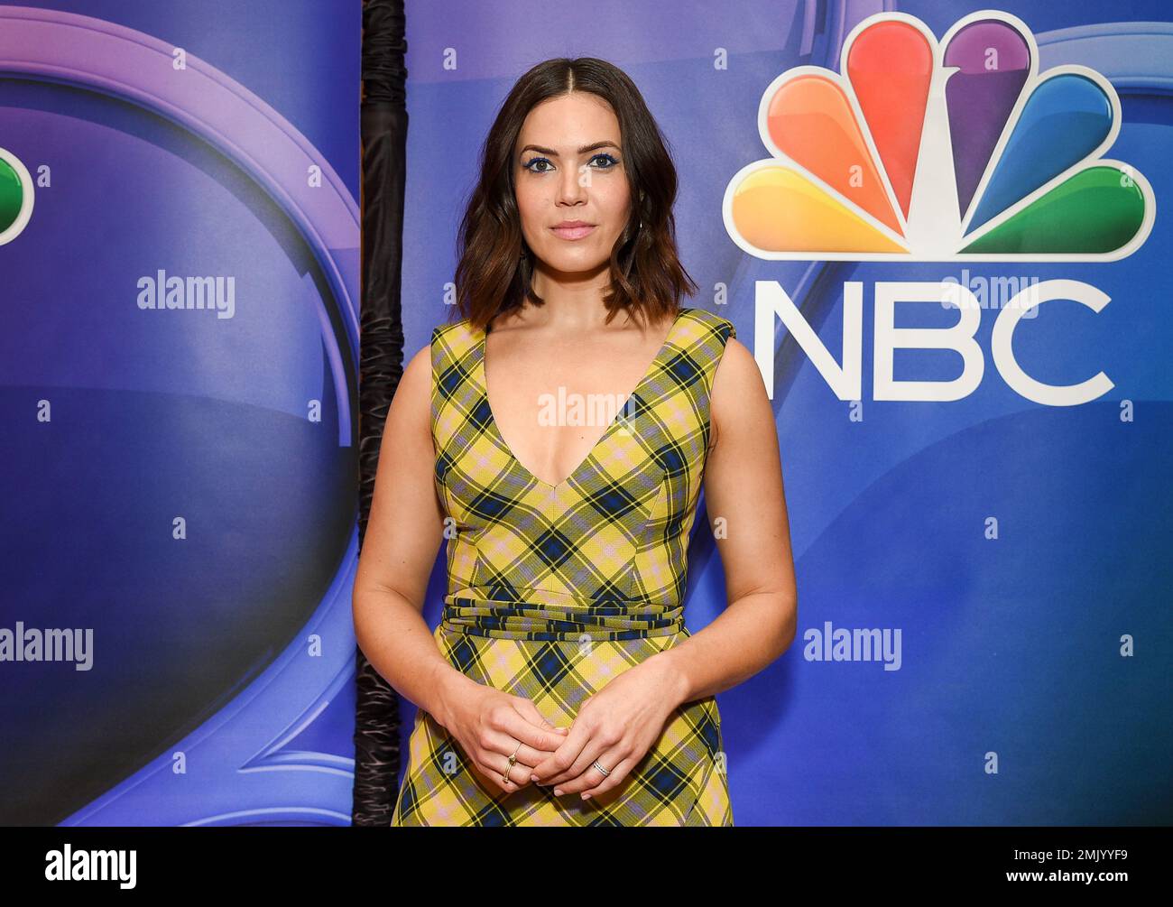 Actress Mandy Moore attends the NBC 2019/20 Upfront at The Four Seasons ...