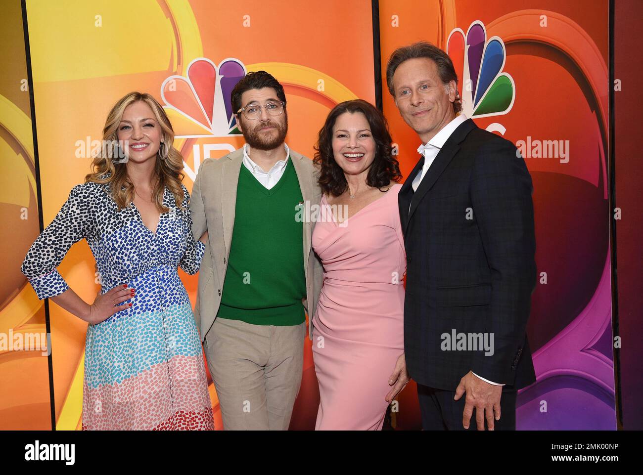 Abby Elliott, from left, Adam Pally, Fran Drescher and Sam Weber, from ...