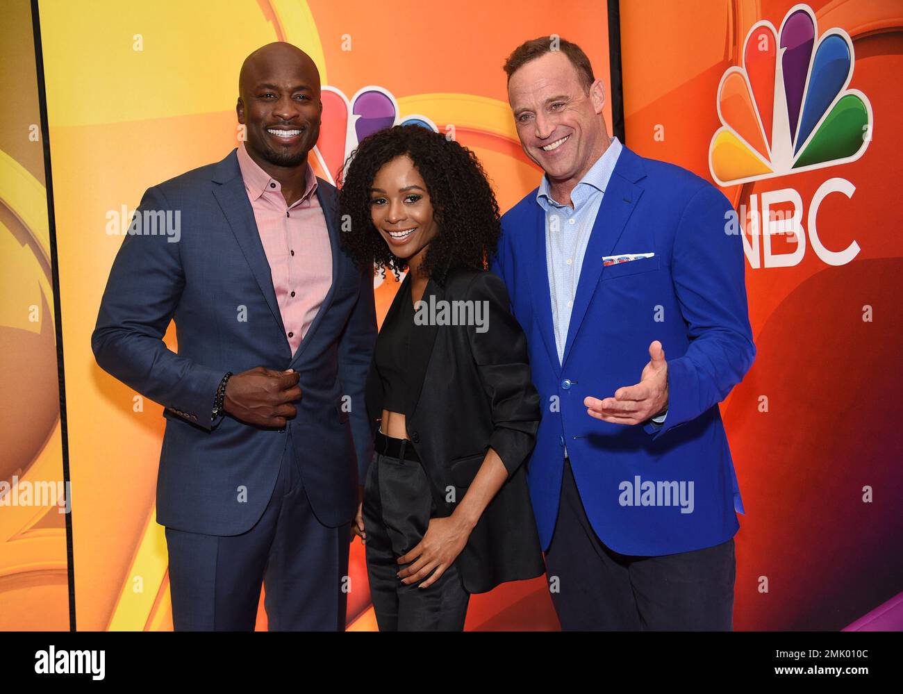 Akbar Gbaja-Biamila, from left, Zuri Hall and Matt Iseman, from the ...