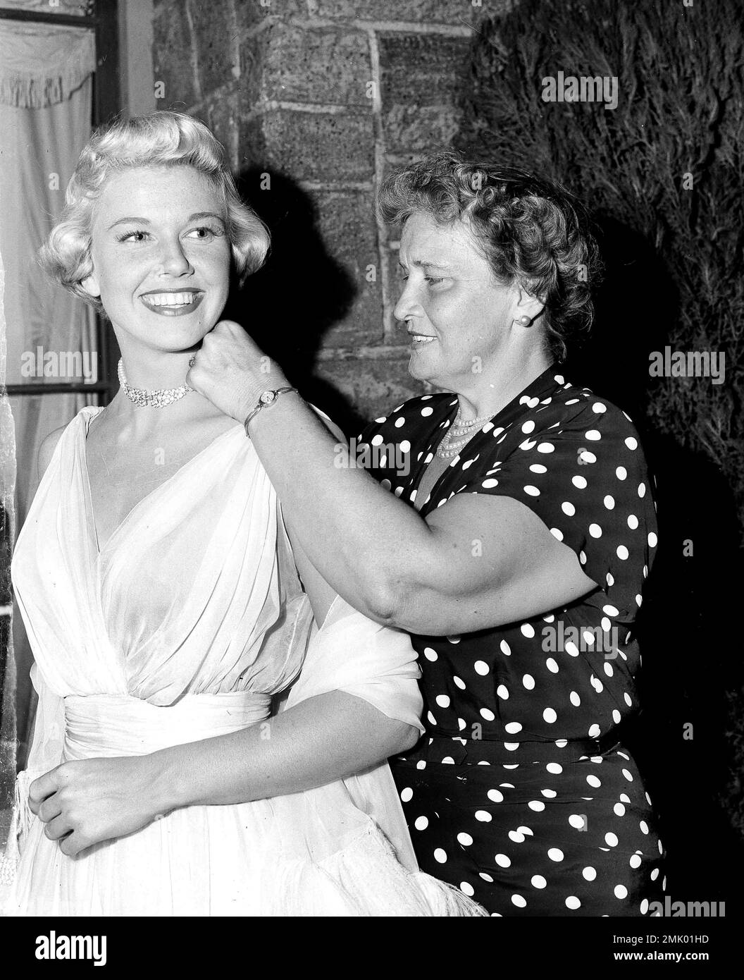 Doris Day, dressed for a number in her latest production "The West ...