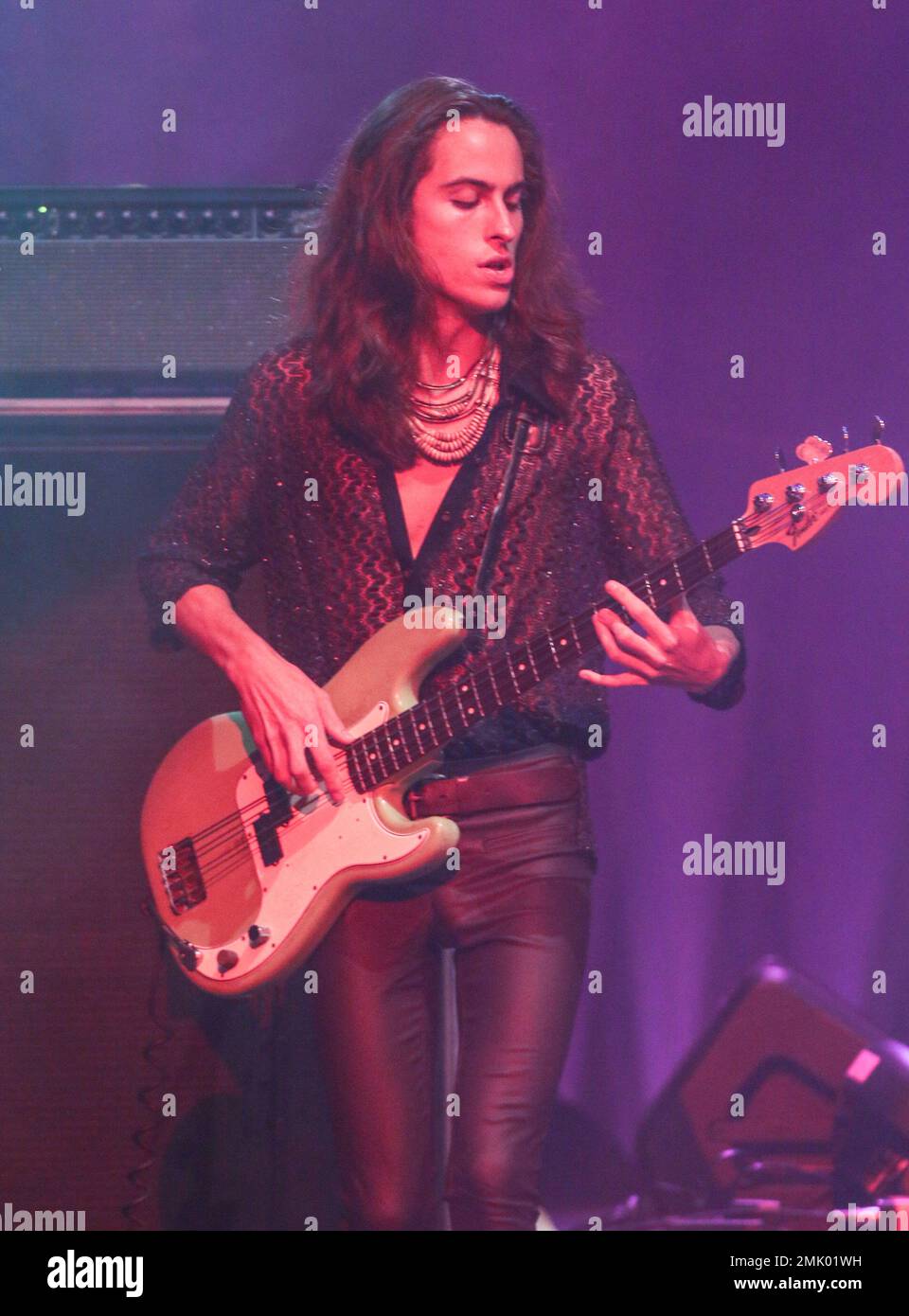 Sam Kiszka with Greta Van Fleet performs during the March of the ...