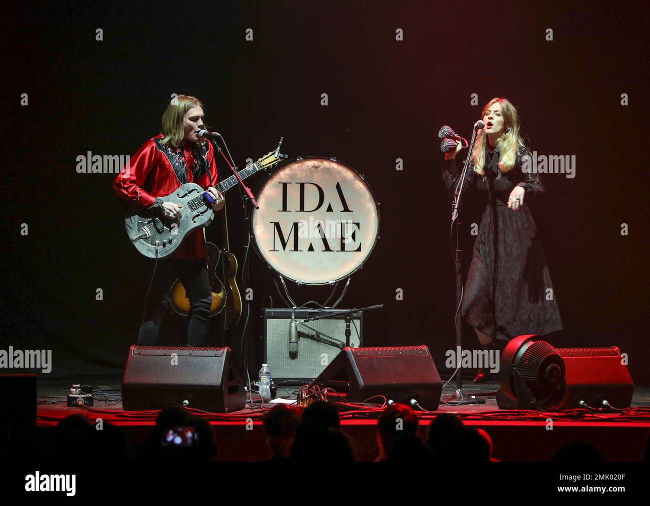 Stephanie Jean and Chris Turpin with Ida Mae performs during the March ...