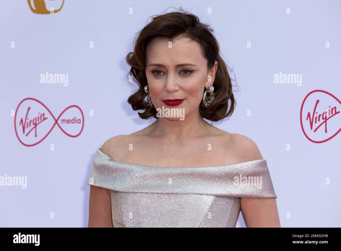 Actress Keeley Hawes poses for photographers on arrival at the 2019 ...