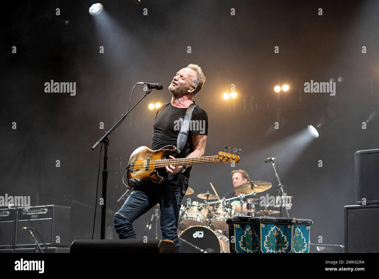 Sting performs on stage at KAABOO Texas at AT&T Stadium on Sunday, May ...