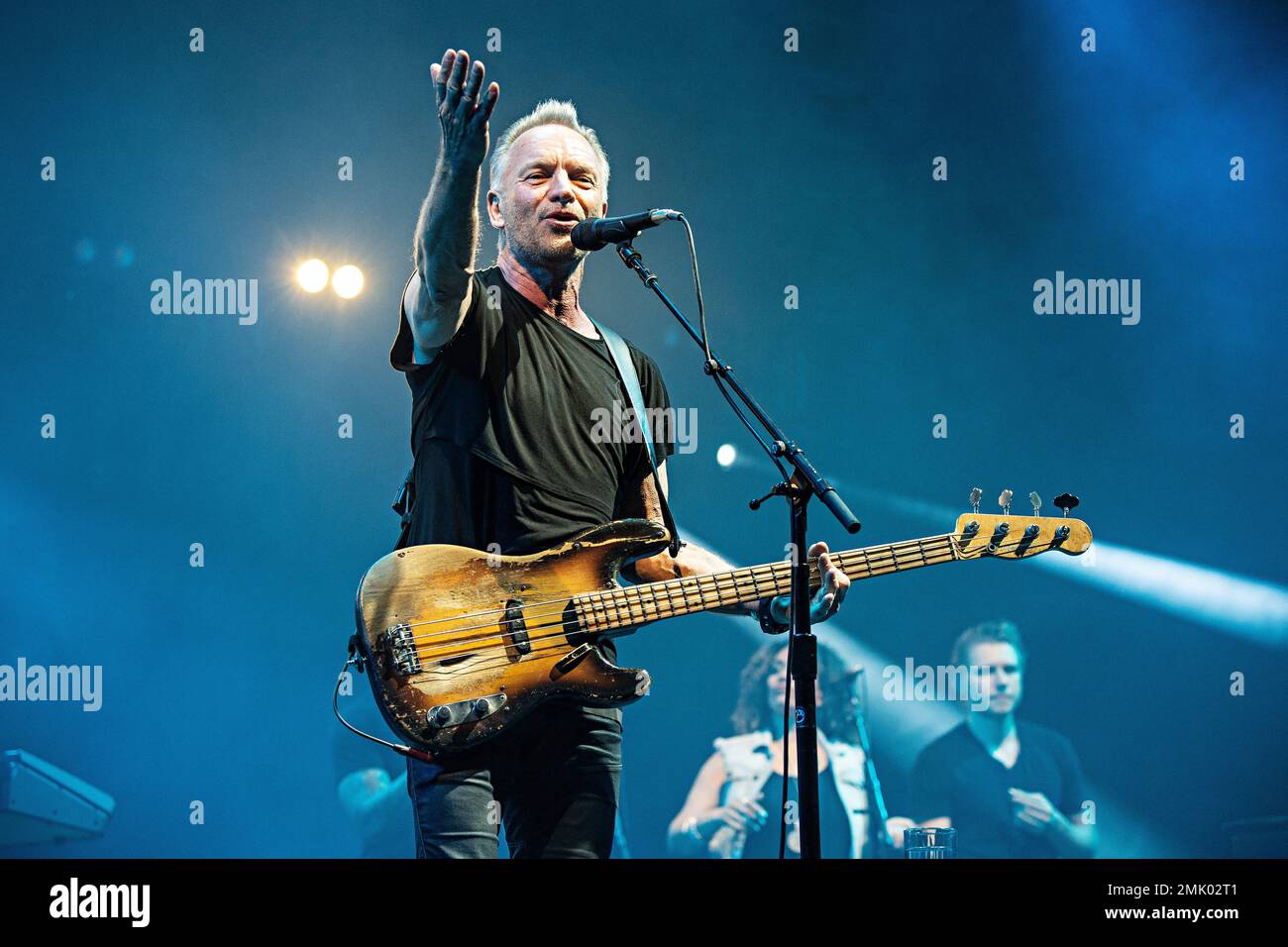 Sting performs on stage at KAABOO Texas at AT&T Stadium on Sunday, May ...