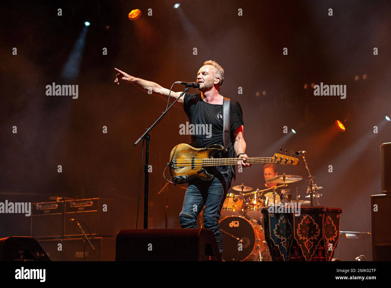 Sting performs on stage at KAABOO Texas at AT&T Stadium on Sunday, May ...