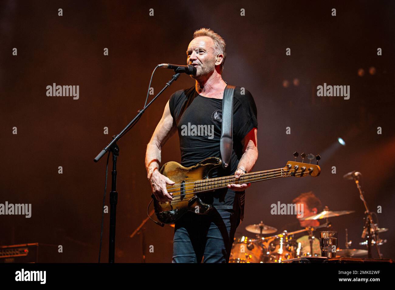 Sting performs on stage at KAABOO Texas at AT&T Stadium on Sunday, May ...