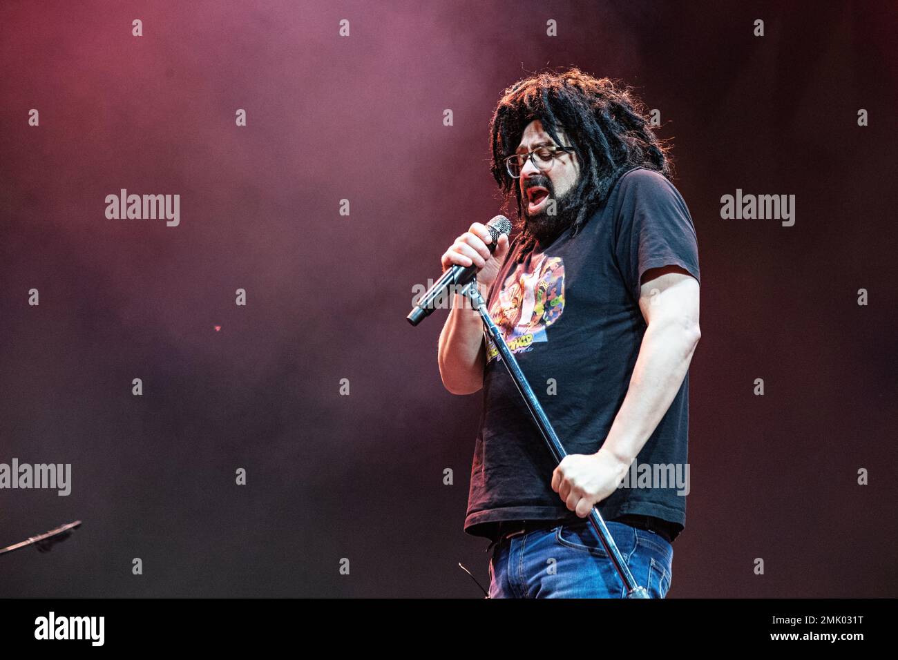 Adam Duritz of Counting Crows performs on stage at KAABOO Texas at AT&T ...