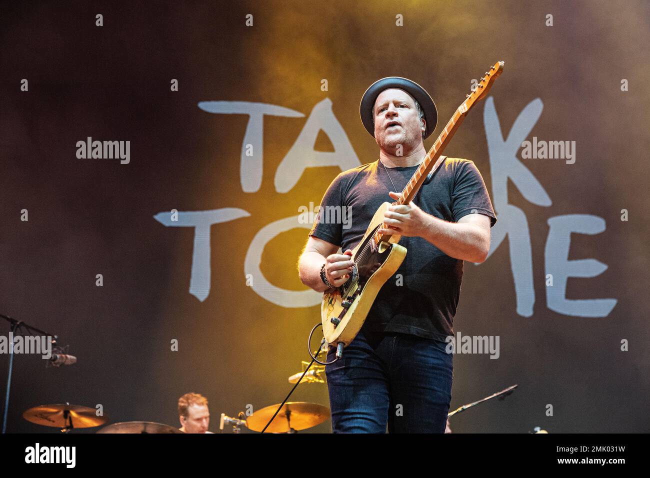 Dan Vickrey of Counting Crows performs on stage at KAABOO Texas at AT&T ...