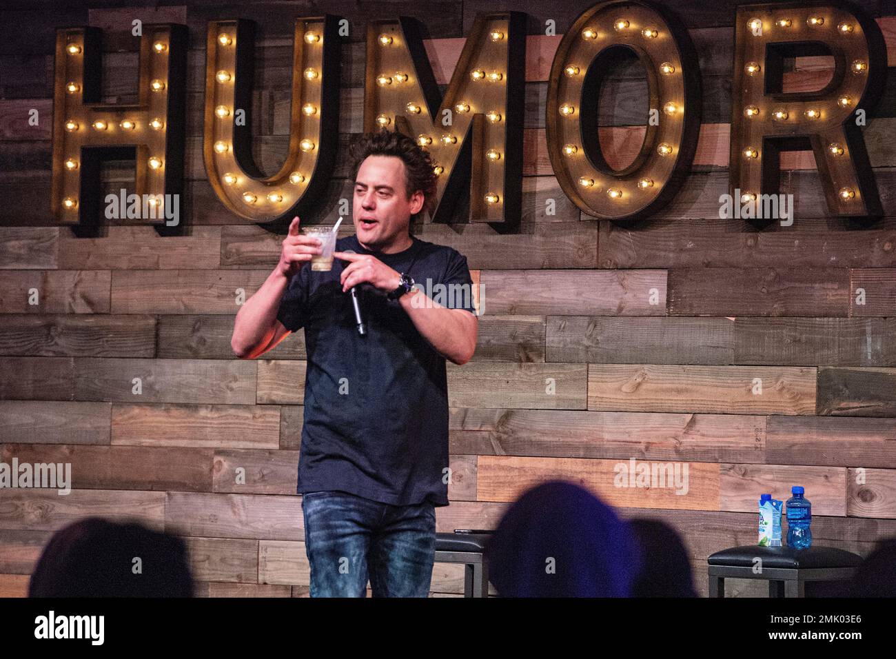 Comedian Orny Adams performs on stage at KAABOO Texas at AT&T Stadium ...