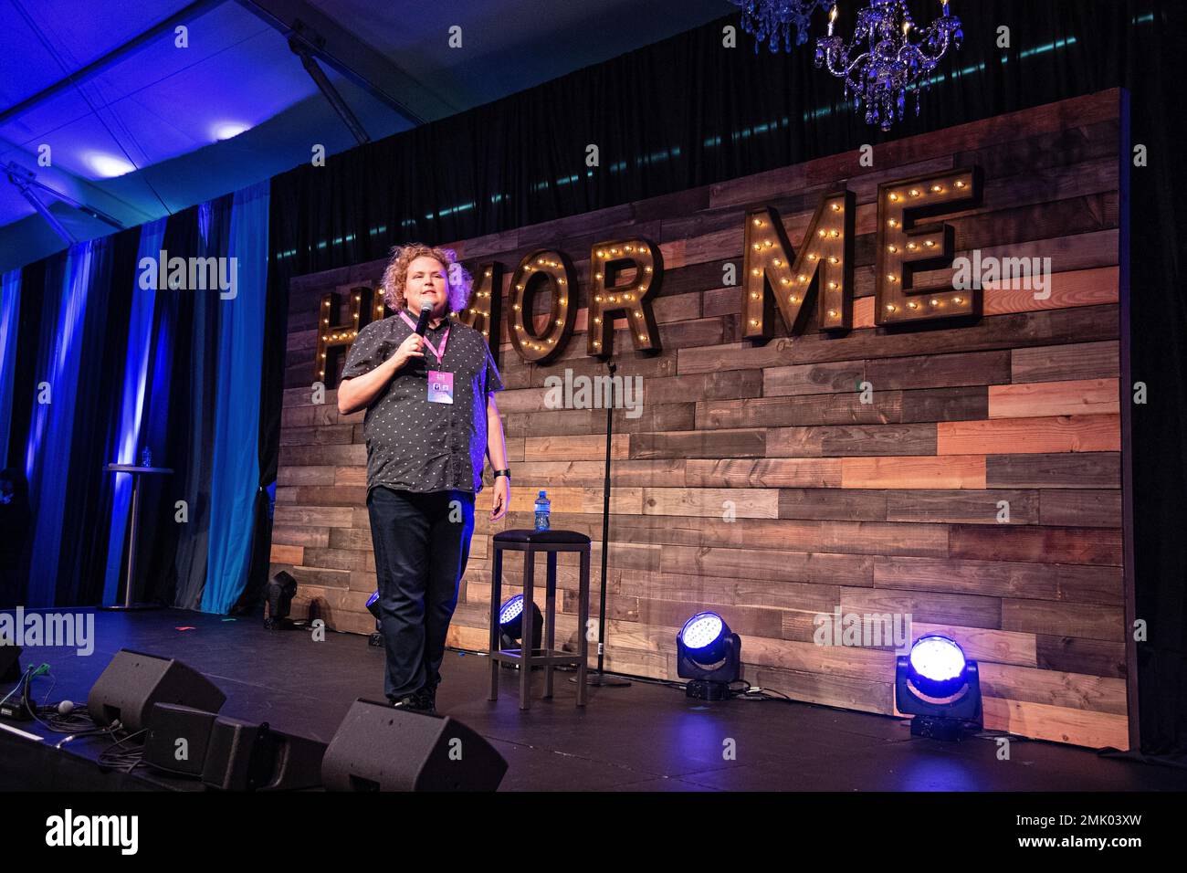 Comedian Fortune Feimster performs on stage at KAABOO Texas at AT&T ...
