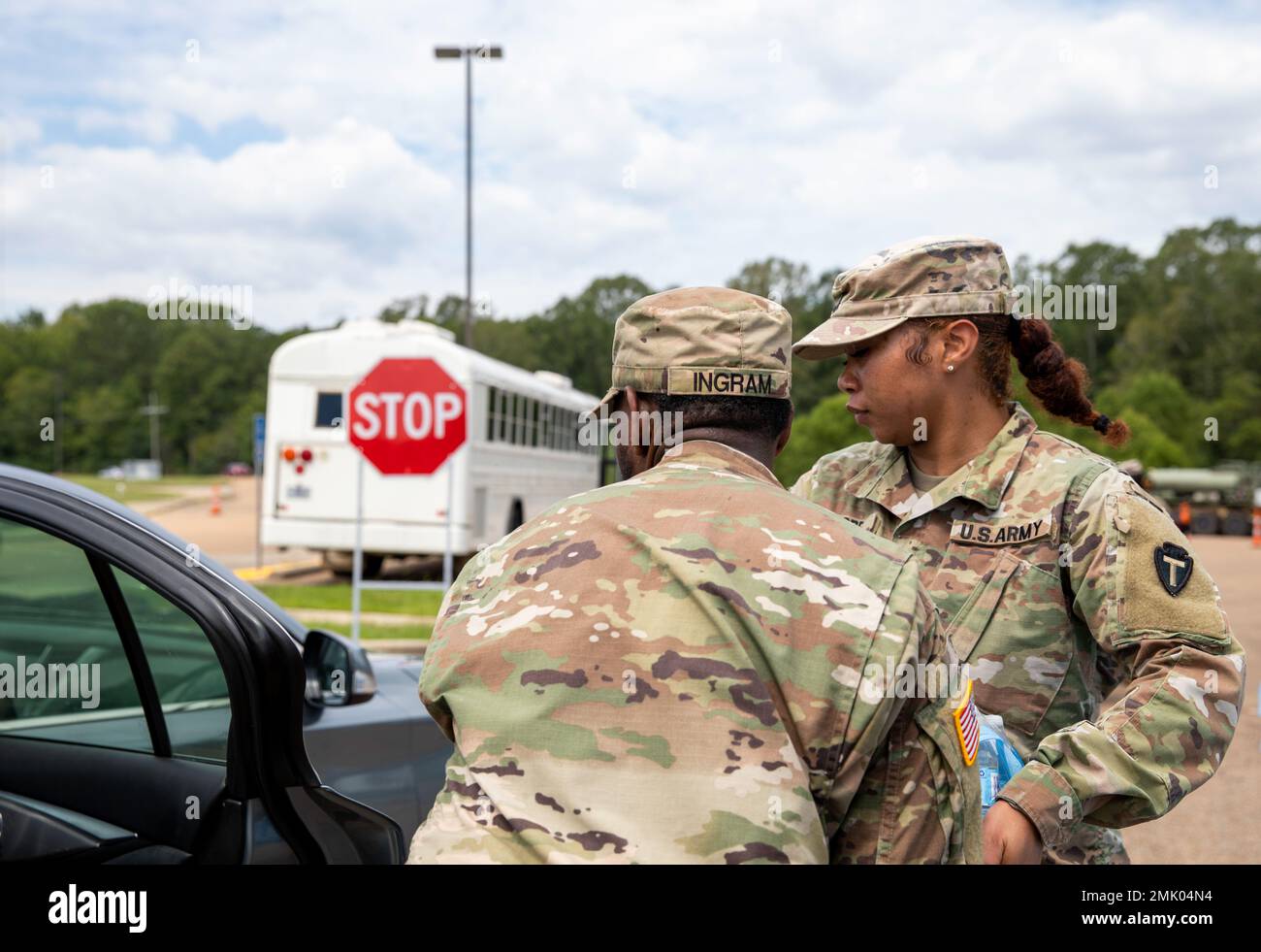 Soldiers with 66th Troop Command, Mississippi Army National Guard ...