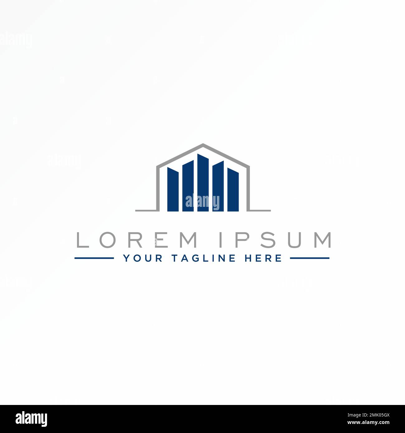 City commercial construction financial Stock Vector Images - Alamy