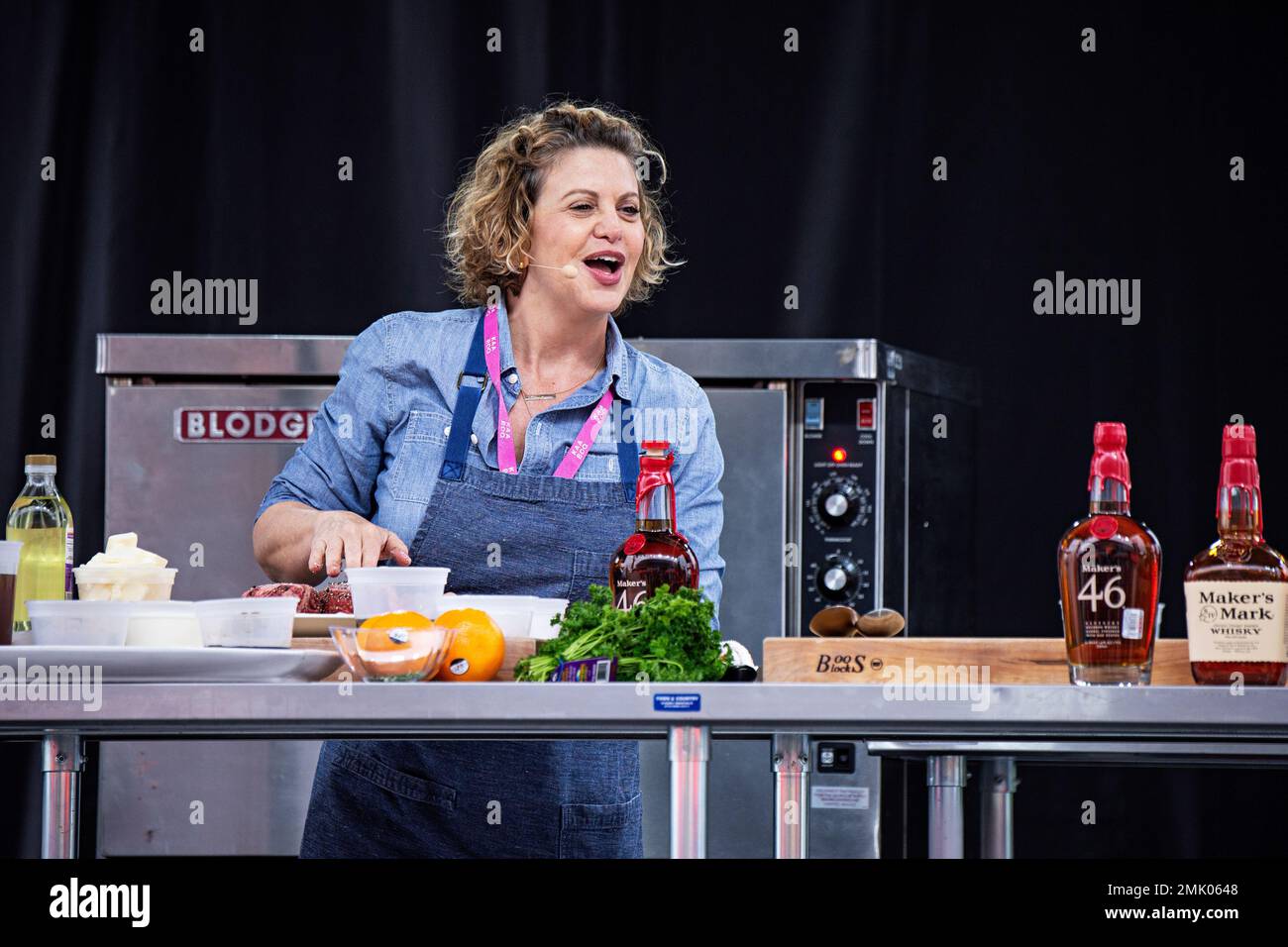 Chef Michelle Bernstein seen at KAABOO Texas at AT&T Stadium on ...