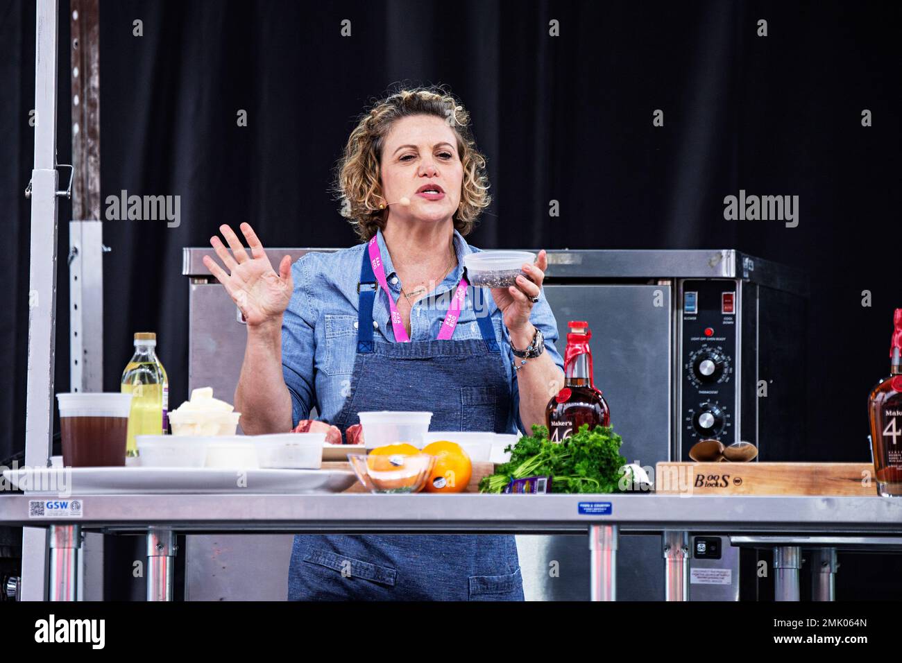 Chef Michelle Bernstein seen at KAABOO Texas at AT&T Stadium on ...