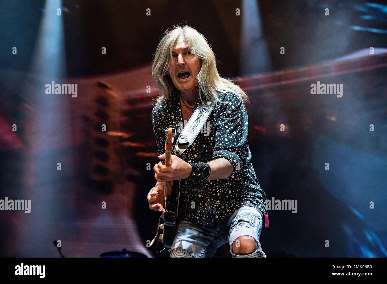 Mark Matejka of Lynyrd Skynyrd seen at KAABOO Texas at AT&T Stadium on ...