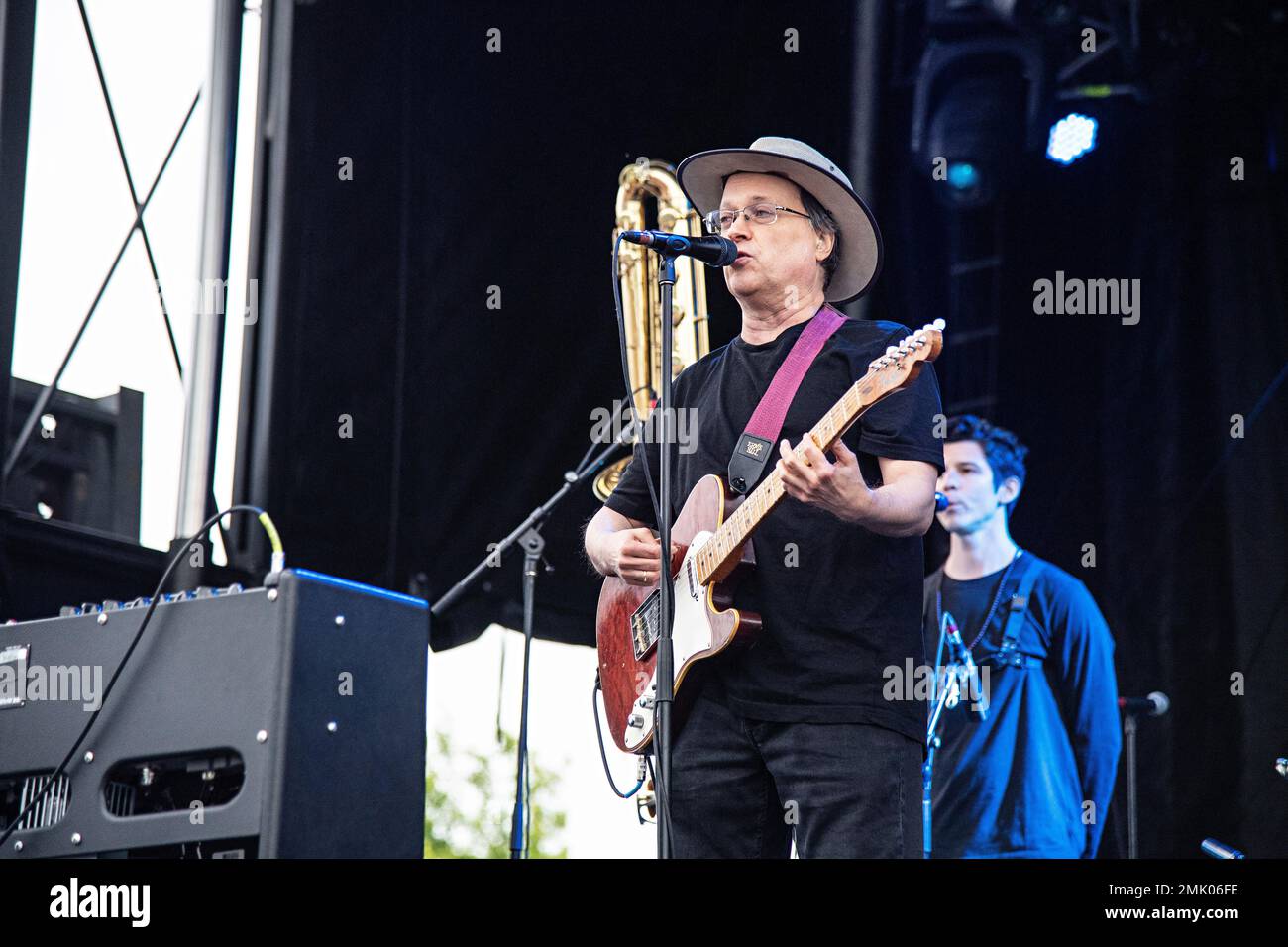 Gordon Gano of Violent Femmes seen at KAABOO Texas at AT&T Stadium on ...