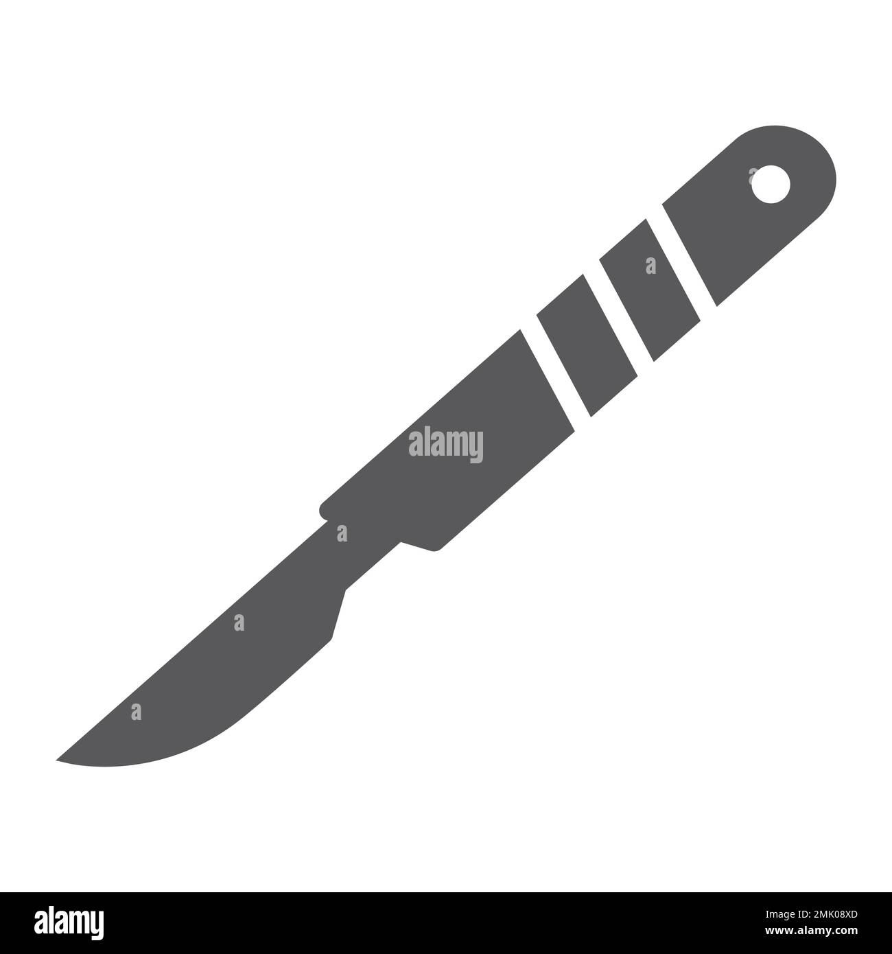 Scalpel glyph icon, cut and surgeon, medical blade sign, vector ...