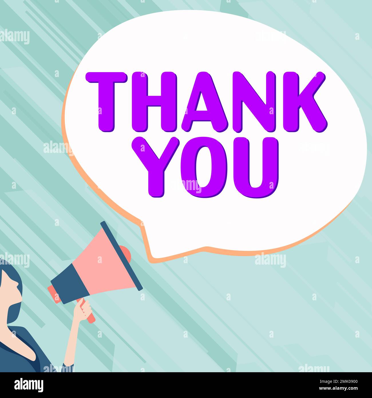 Sign displaying Thank You. Business approach replaying on something ...
