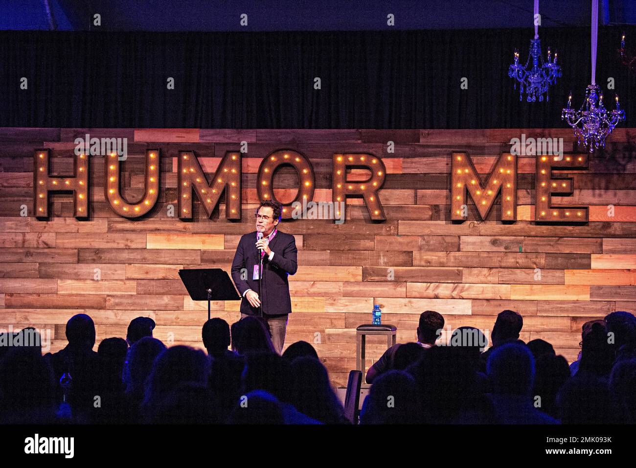 Comedian Dennis Miller seen at KAABOO Texas at AT&T Stadium on Friday ...