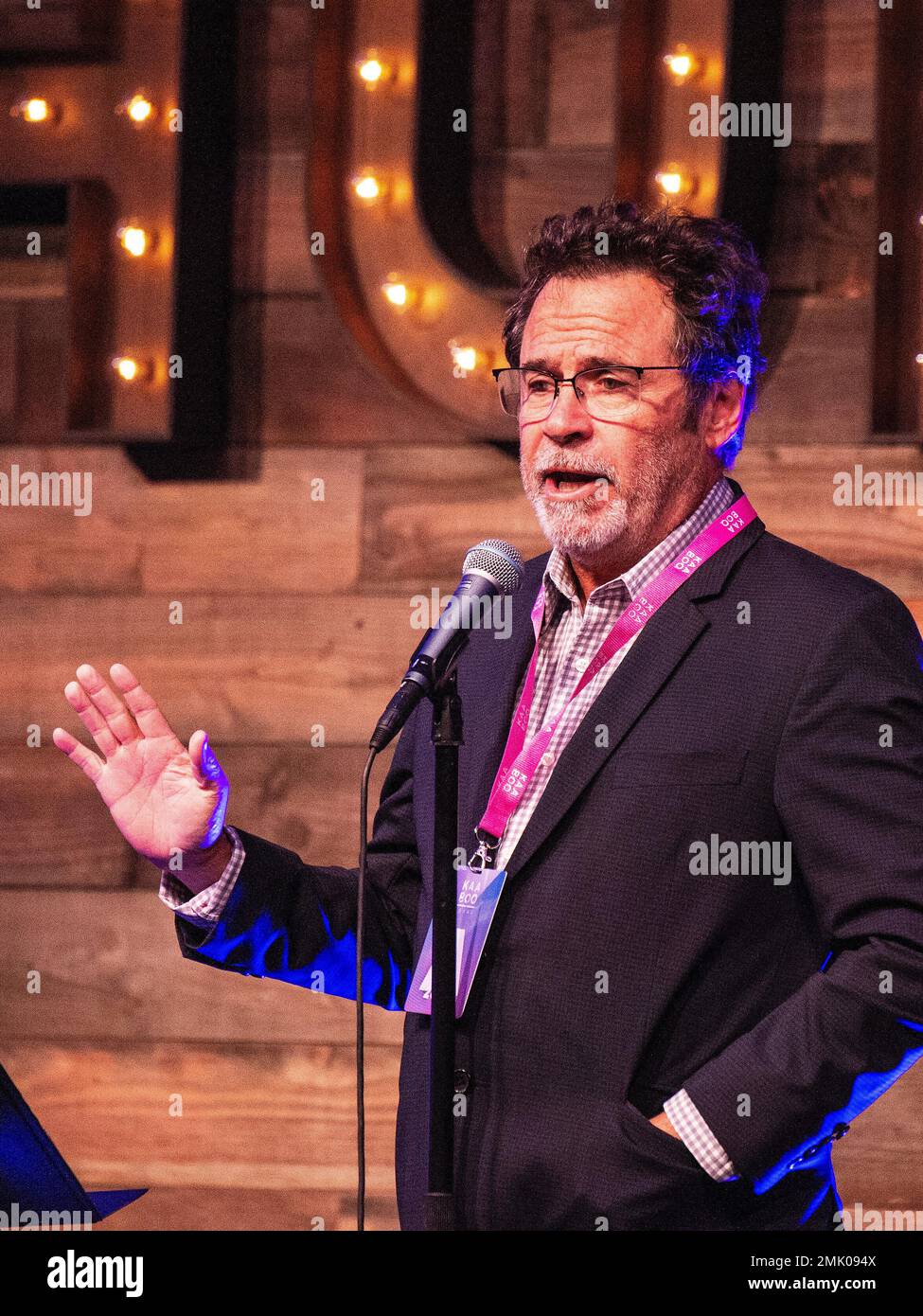 Comedian Dennis Miller seen at KAABOO Texas at AT&T Stadium on Friday ...
