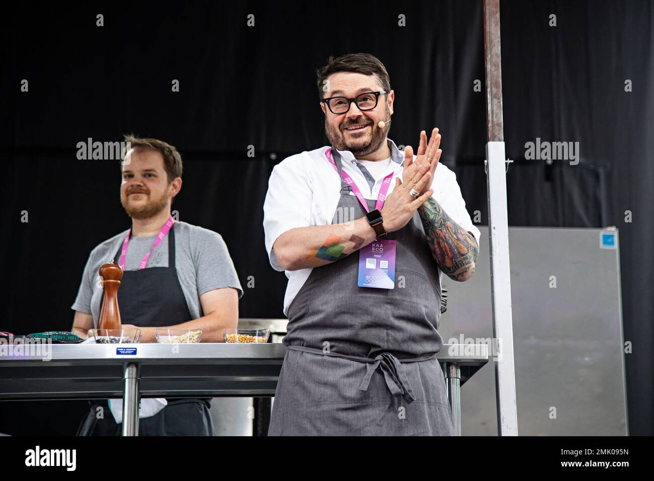 Chef Sean Brock seen at KAABOO Texas at AT&T Stadium on Friday, May 10 ...