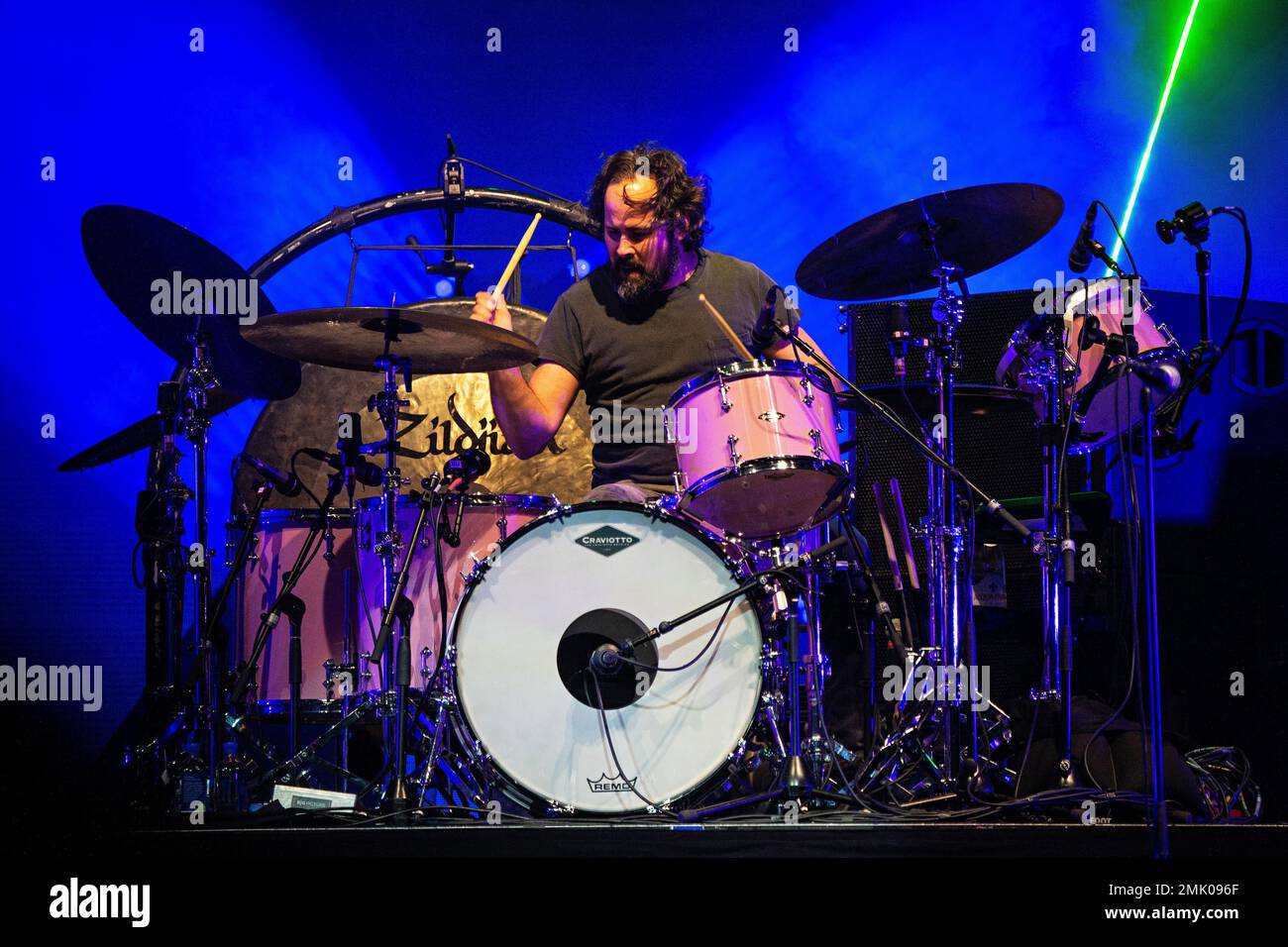 Ronnie Vannucci Jr. of The Killers seen at KAABOO Texas at AT&T Stadium ...
