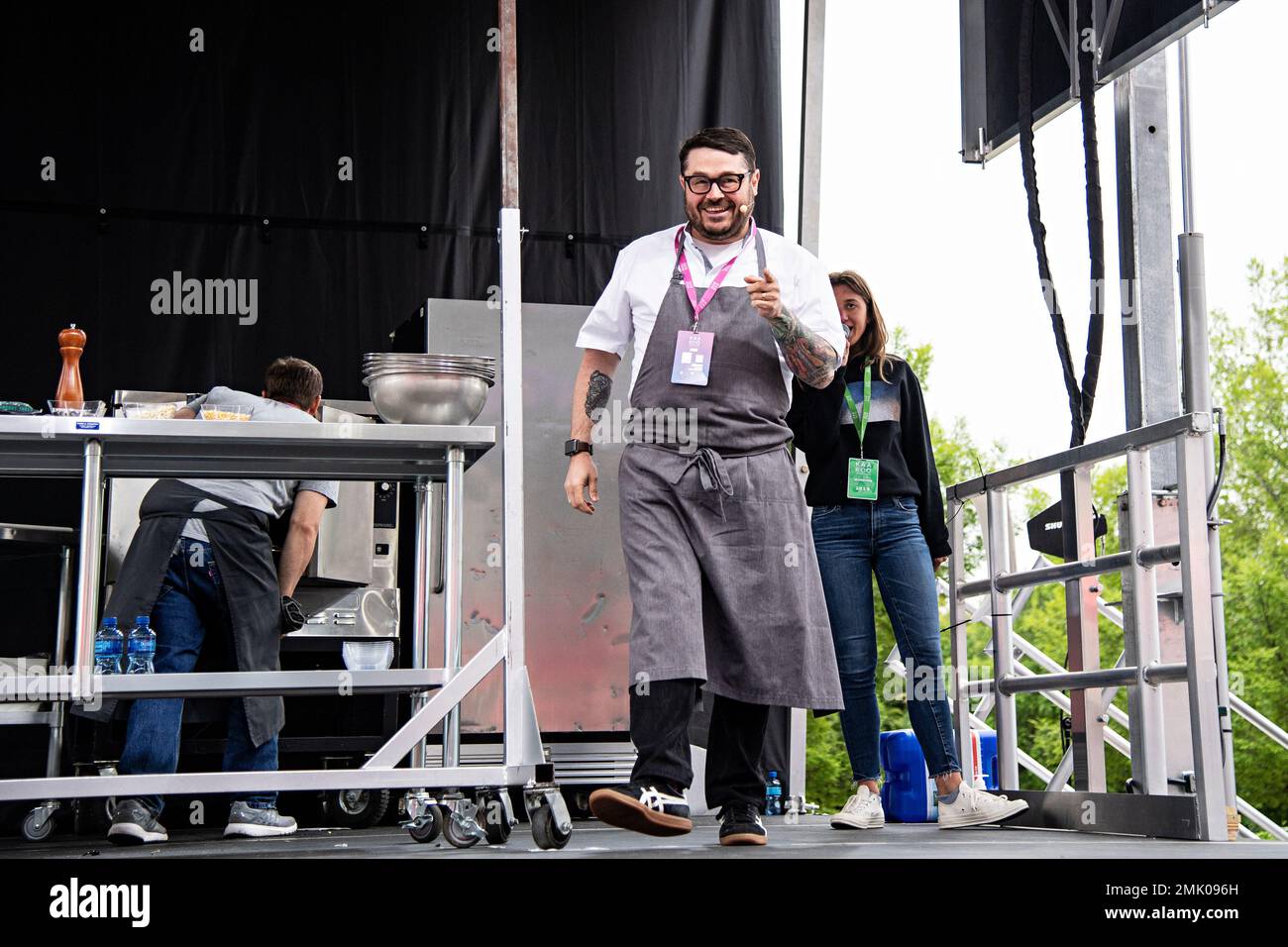 Chef Sean Brock seen at KAABOO Texas at AT&T Stadium on Friday, May 10 ...