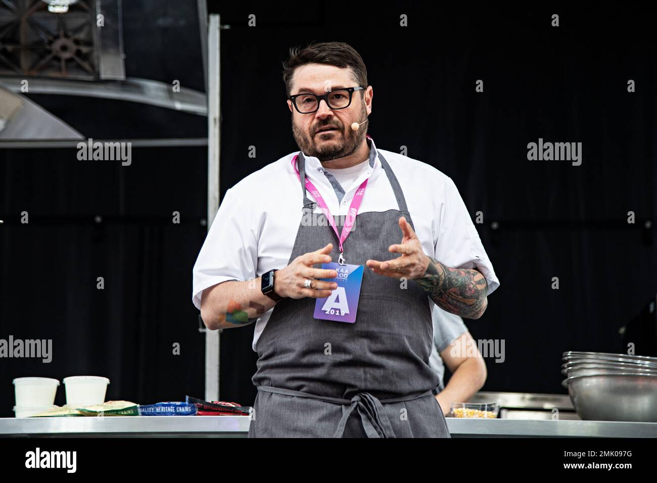 Chef Sean Brock seen at KAABOO Texas at AT&T Stadium on Friday, May 10 ...