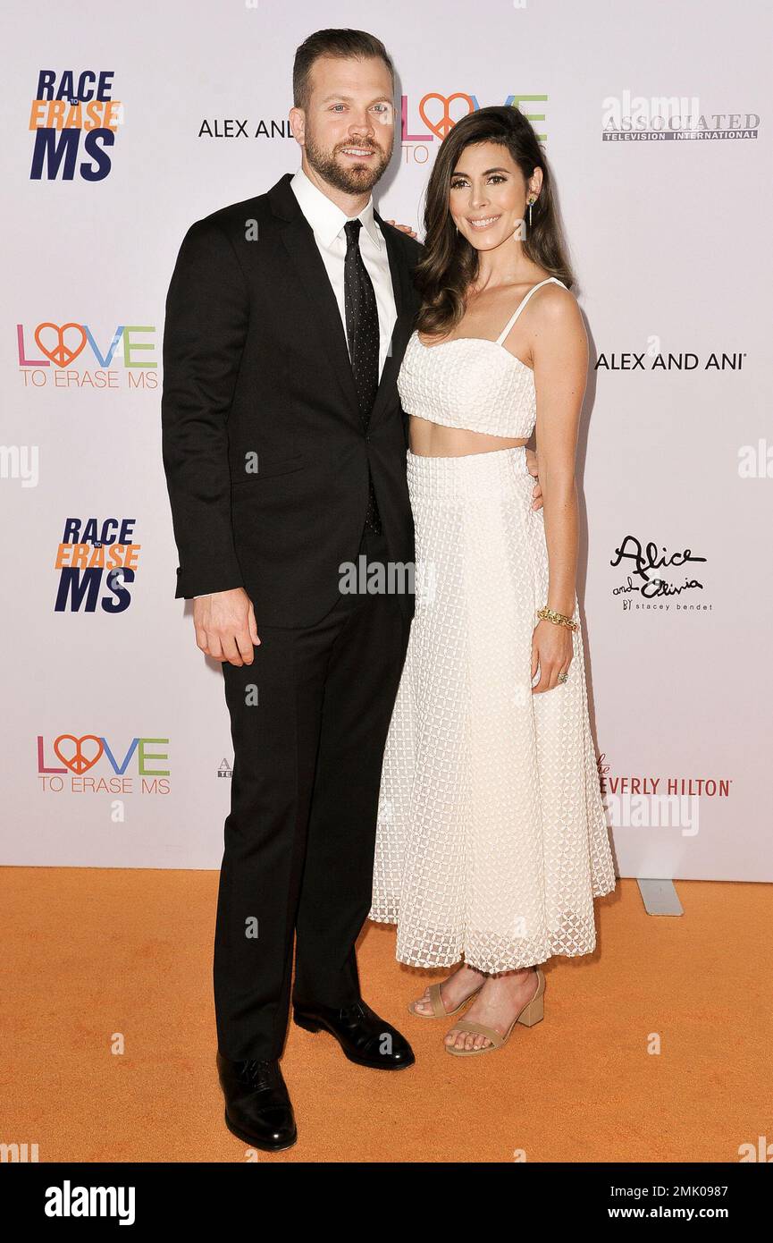 Cutter Dykstra, left, and Jamie-Lynn Sigler attend the 26th Annual Race ...