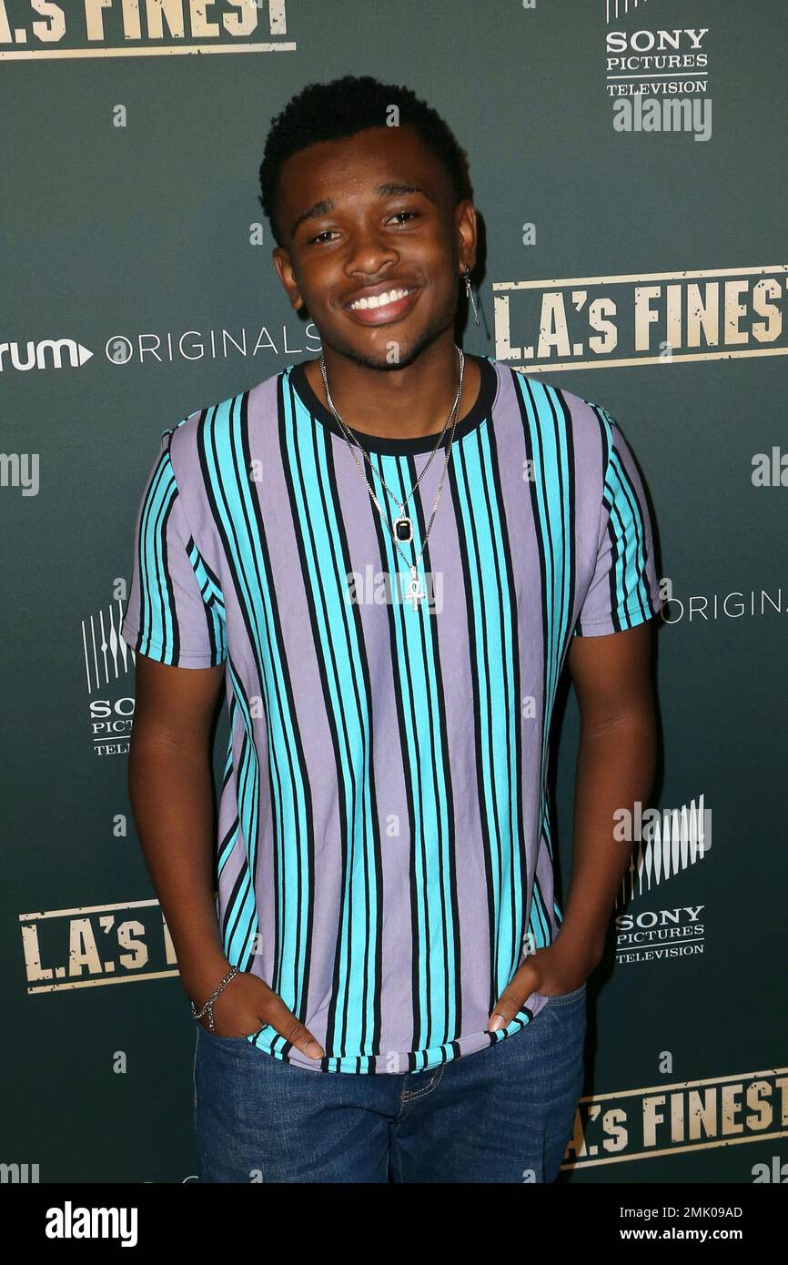 Curtis Harris arrives at the LA Premiere of "L.A.'s Finest" at the Sunset Tower Hotel on Friday ...