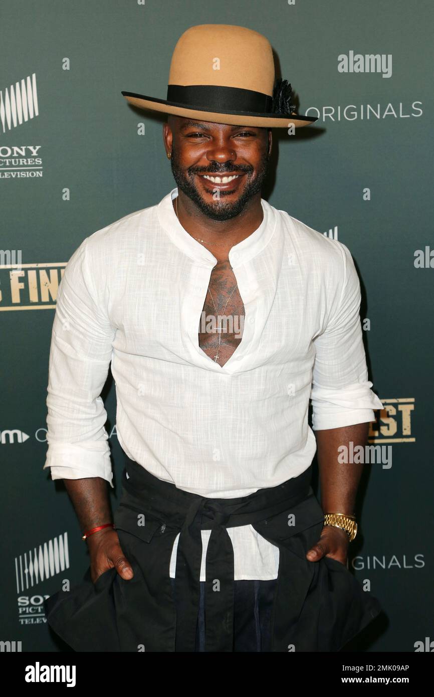 Larry Sims arrives at the LA Premiere of "L.A.'s Finest" at the Sunset ...