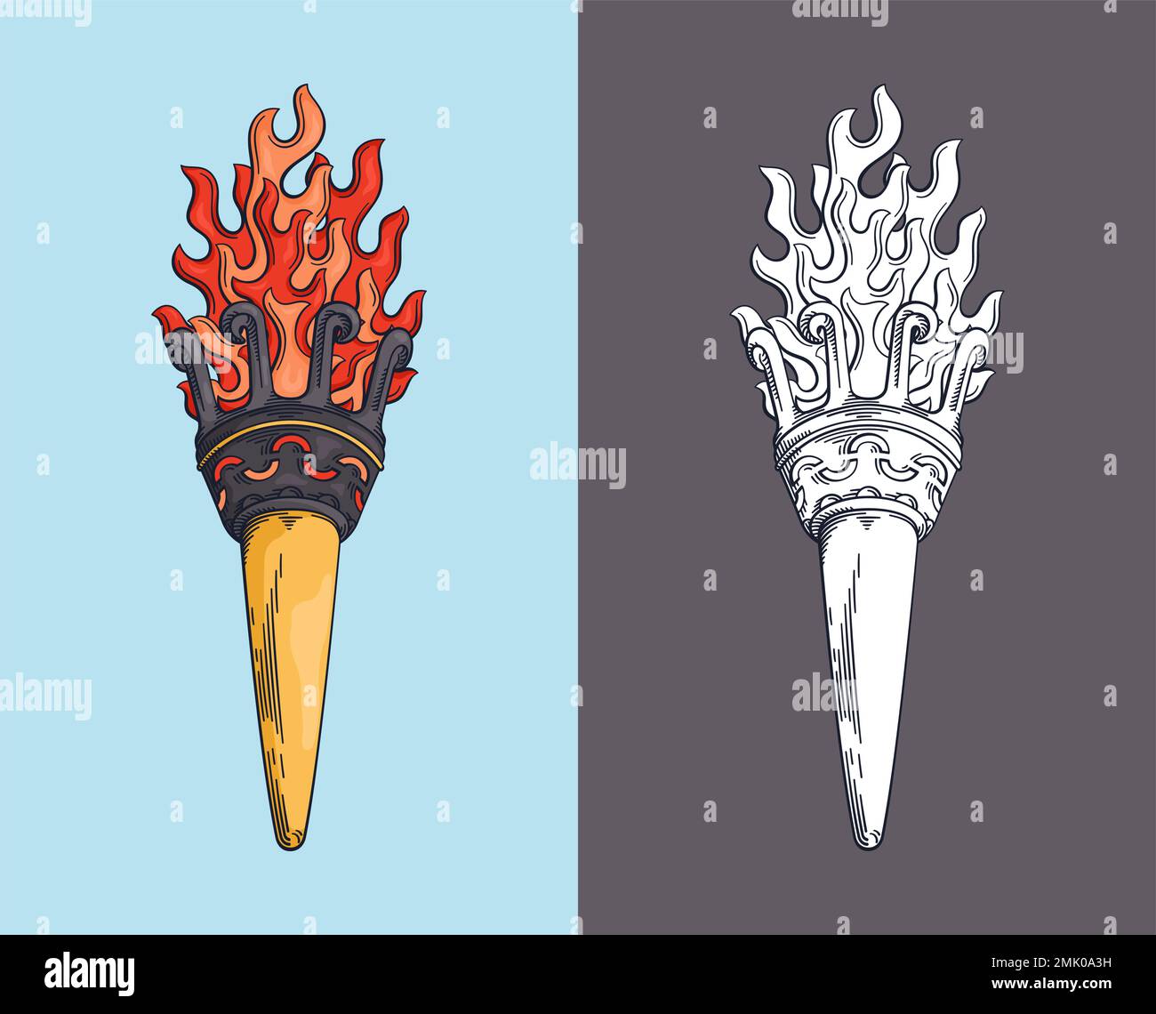 Victorian fire etching Stock Vector Images - Alamy
