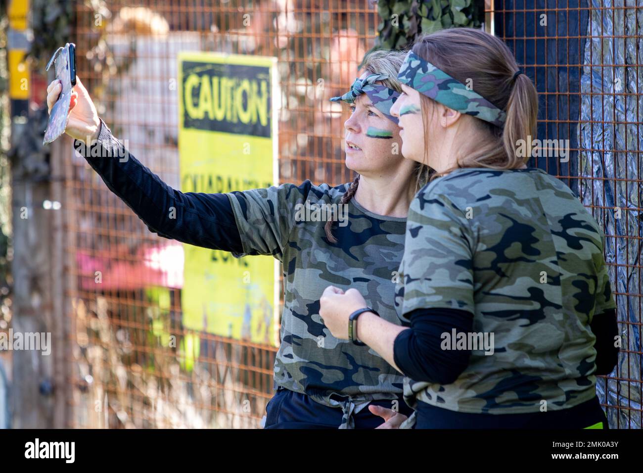 Zombie Evacuation where competitors hopefully complete an assault ...