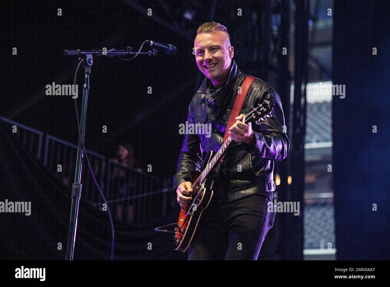 Will Knaak of Blue October seen at KAABOO Texas at AT&T Stadium on ...