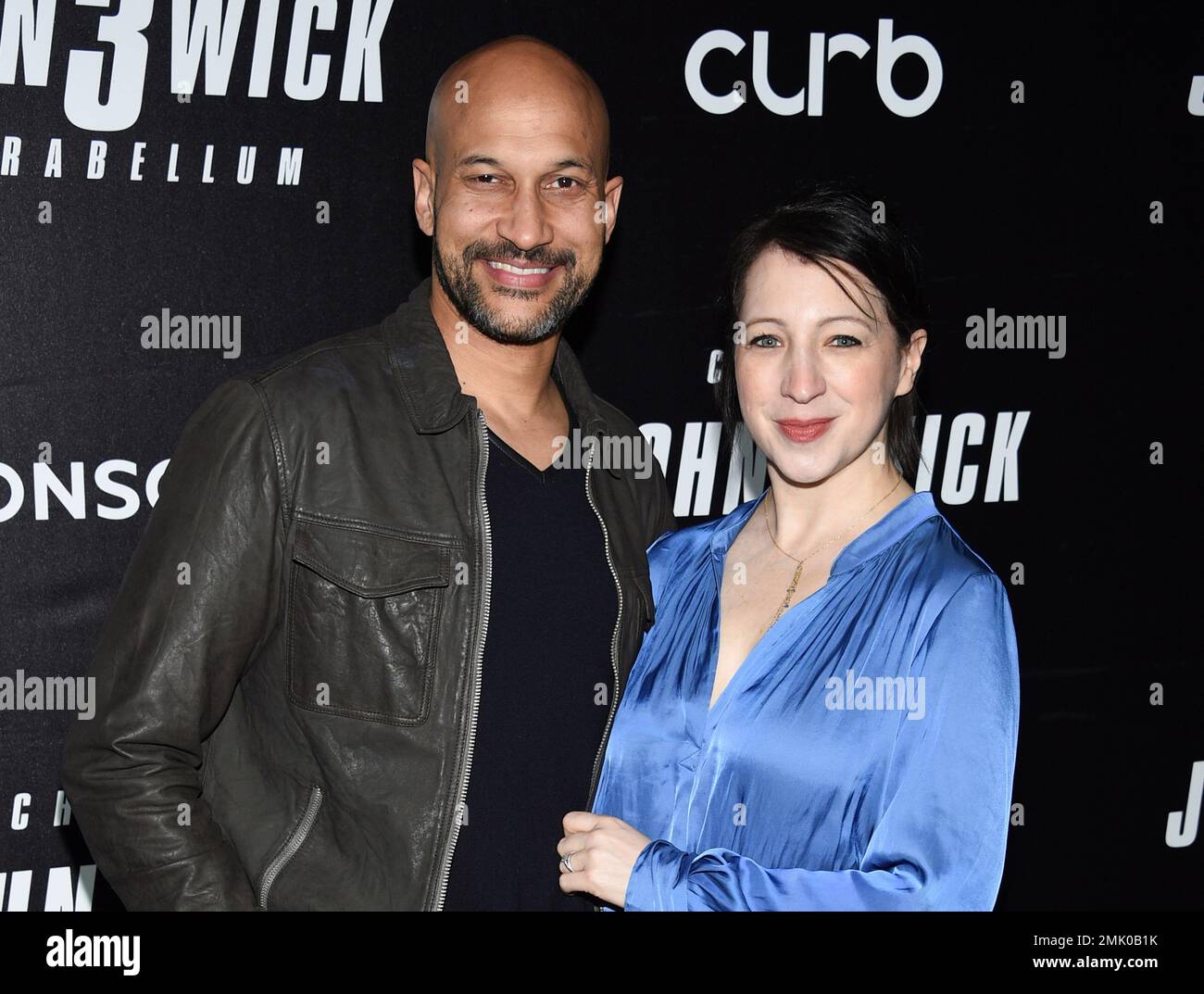 Keegan-Michael Key, left, and wife Elisa Key attend the world premiere ...