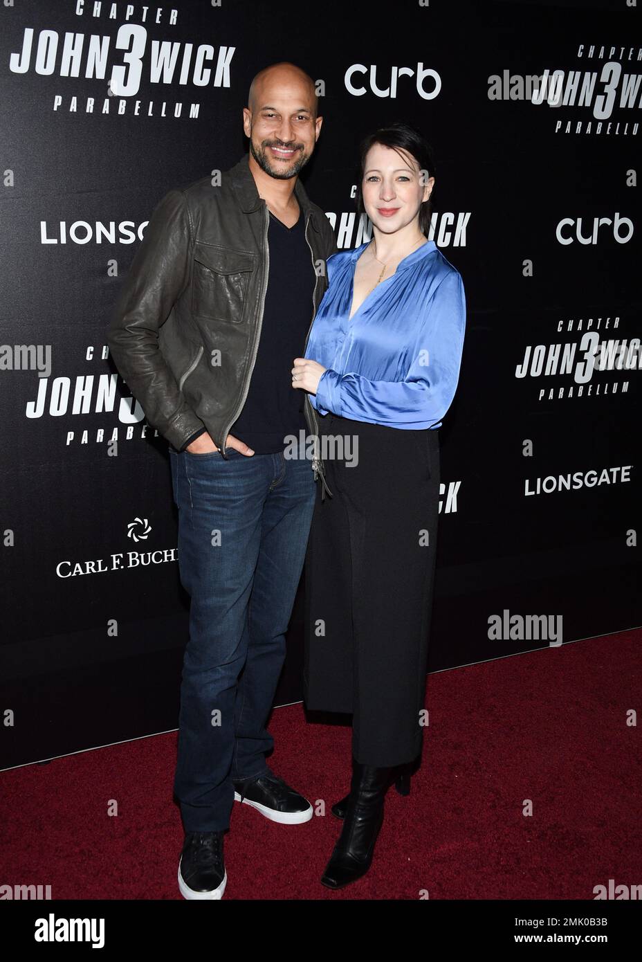 Keegan-Michael Key, left, and wife Elisa Key attend the world premiere ...